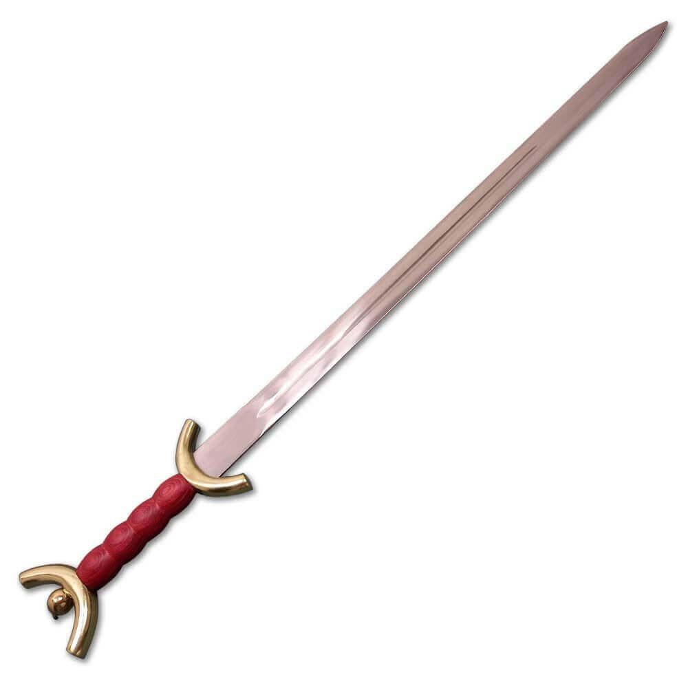 Boudica Celtic War Sword Gaelic Queen Irish Red Brass Sword – propswords